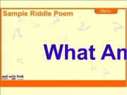 Sample riddle poem game - To14.com - Play now