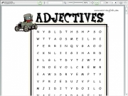 Adjectives 2 wordsearch game - To14.com - Play now