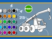Bob the builder coloring truck game - To14.com - Play now
